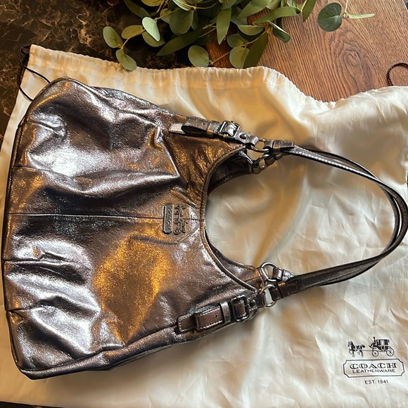 Coach | Bags | Coach Metallic Bag | Poshmark